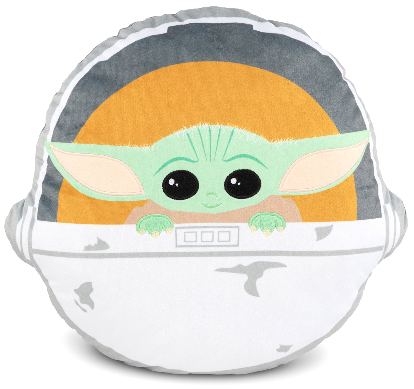 Star Wars Mandalorian Plush Baby Yoda Grogu Shaped Pillow - Walmart.com