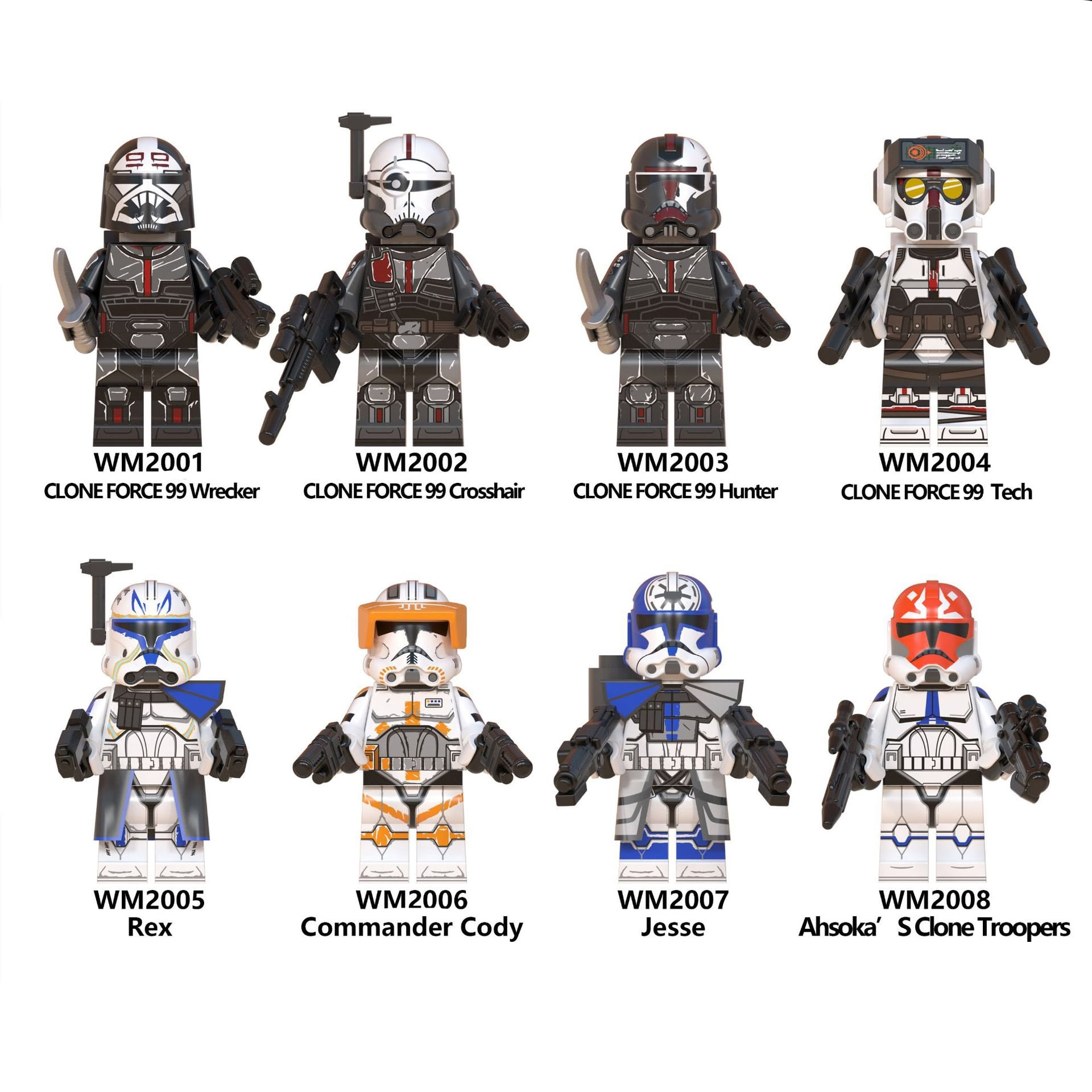 The Mandalorian Clone Wars Bad Batch Star Wars Building Block Figure X ...