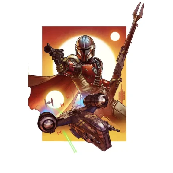 The Mandalorian Fight Stickers Phone Decal Water Bottle Stickers Car ...