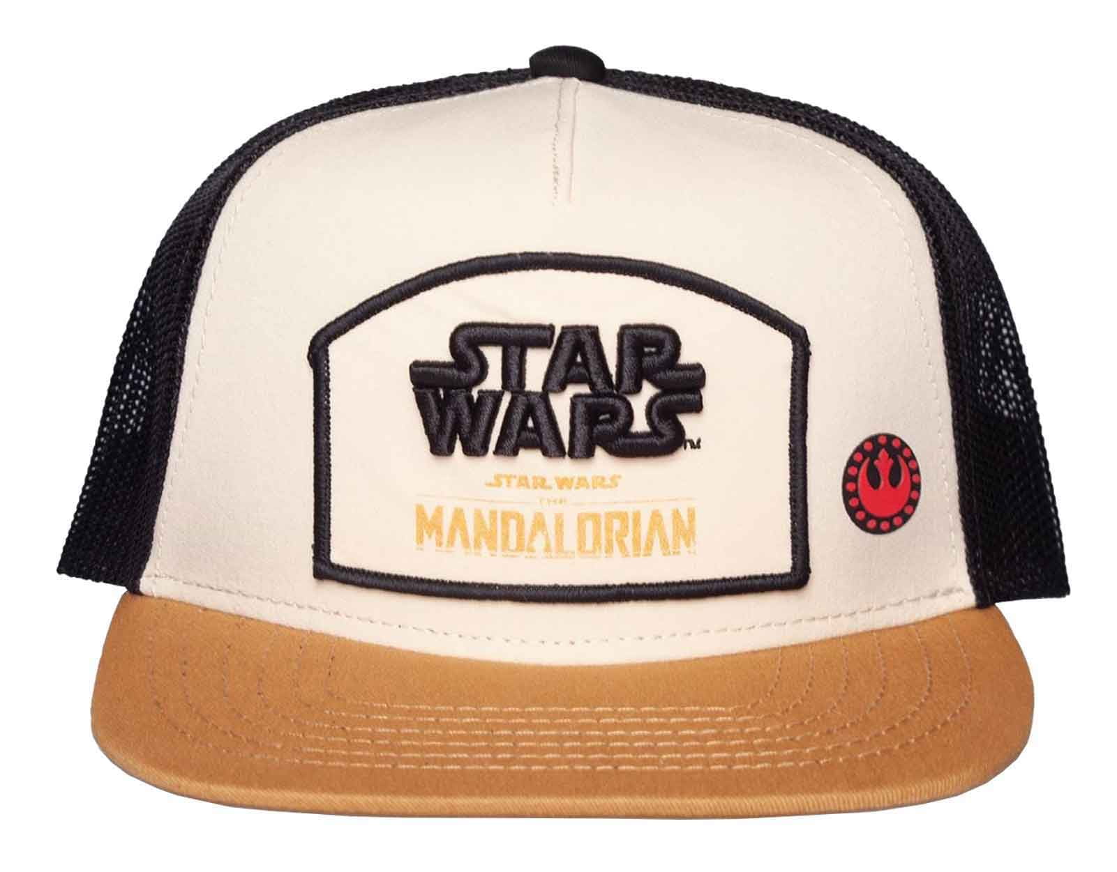 The Mandalorian Kids Baseball Cap Logo new Official Beige Trucker ...