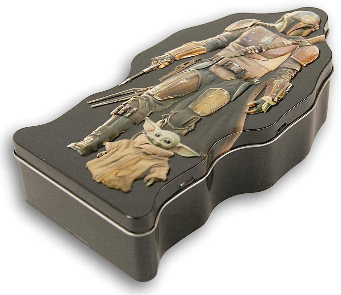 The Mandalorian Shaped Bank Tin with Baby Yoda - 9.5 Inches - Walmart.com