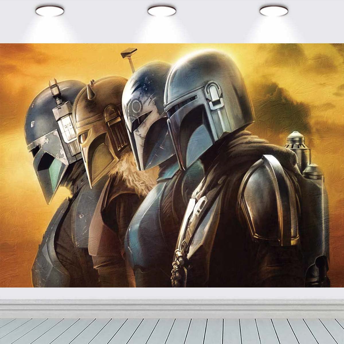 The Mandalorian school Backdrop Background Banner Birthday Party ...