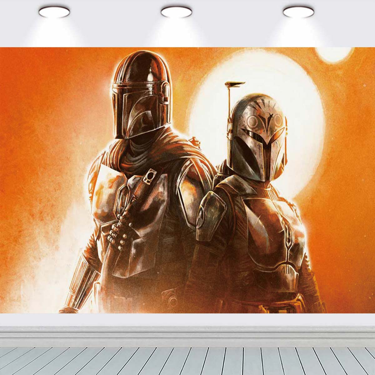 The Mandalorian school Banner Backdrop Background Taspestry Wall Decor ...