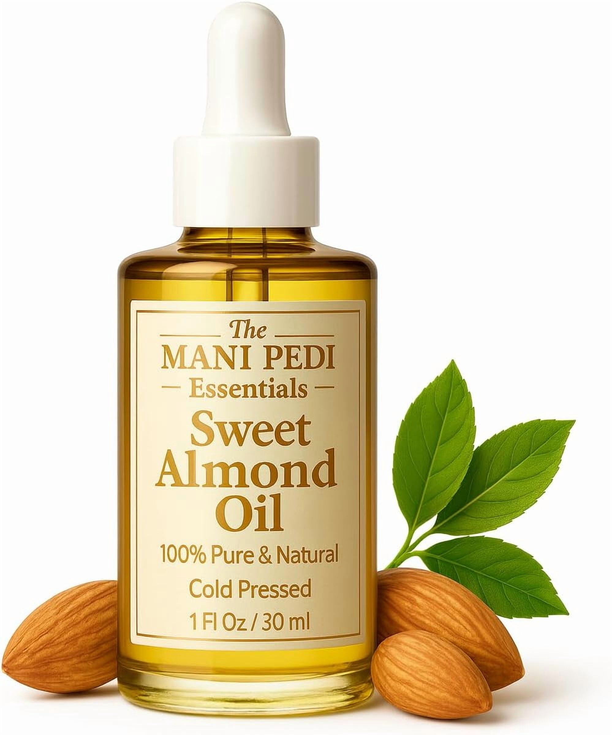 The Mani Pedi Essentials TMPE Sweet Almond Oil for Lustrous Hair ...