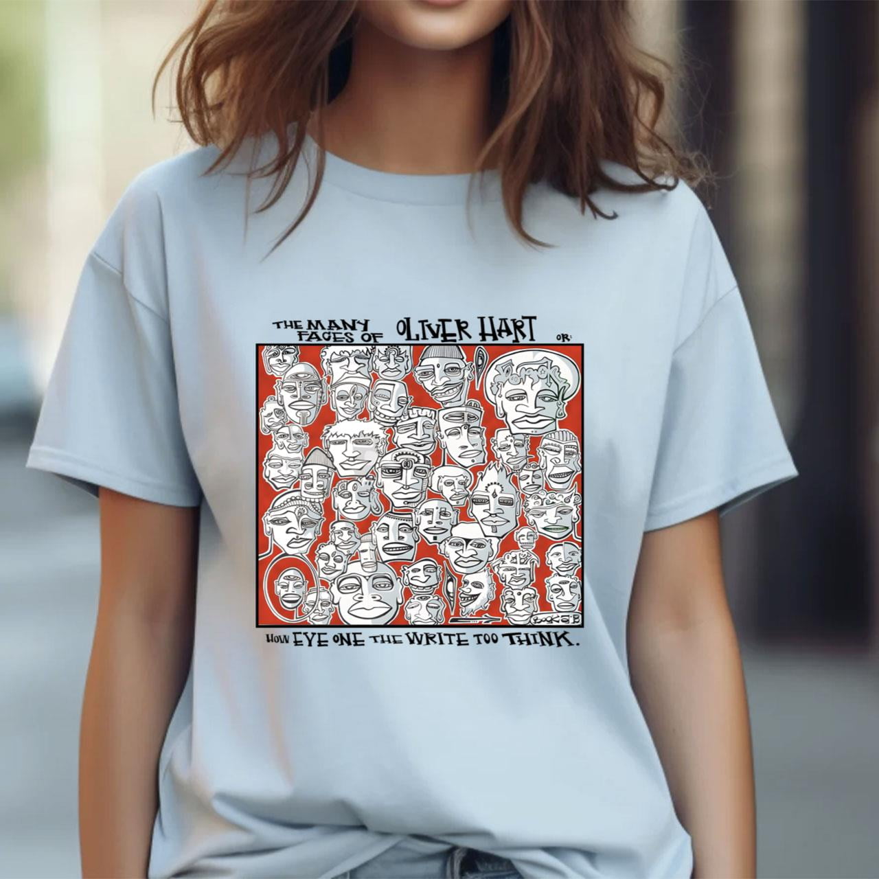 The Many Faces Of Oliver Hart Shirt - Walmart.com