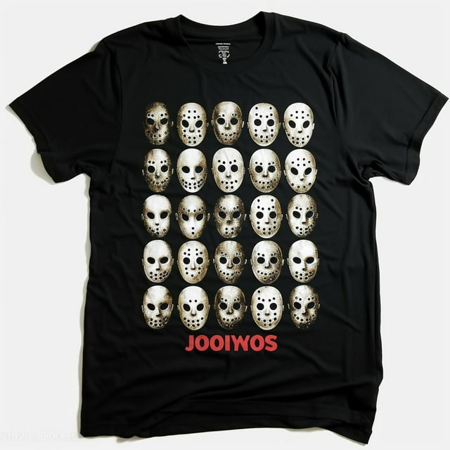 The Many Moods of Jason Voorhees Mask Horror Film Men's T-shirt New ...