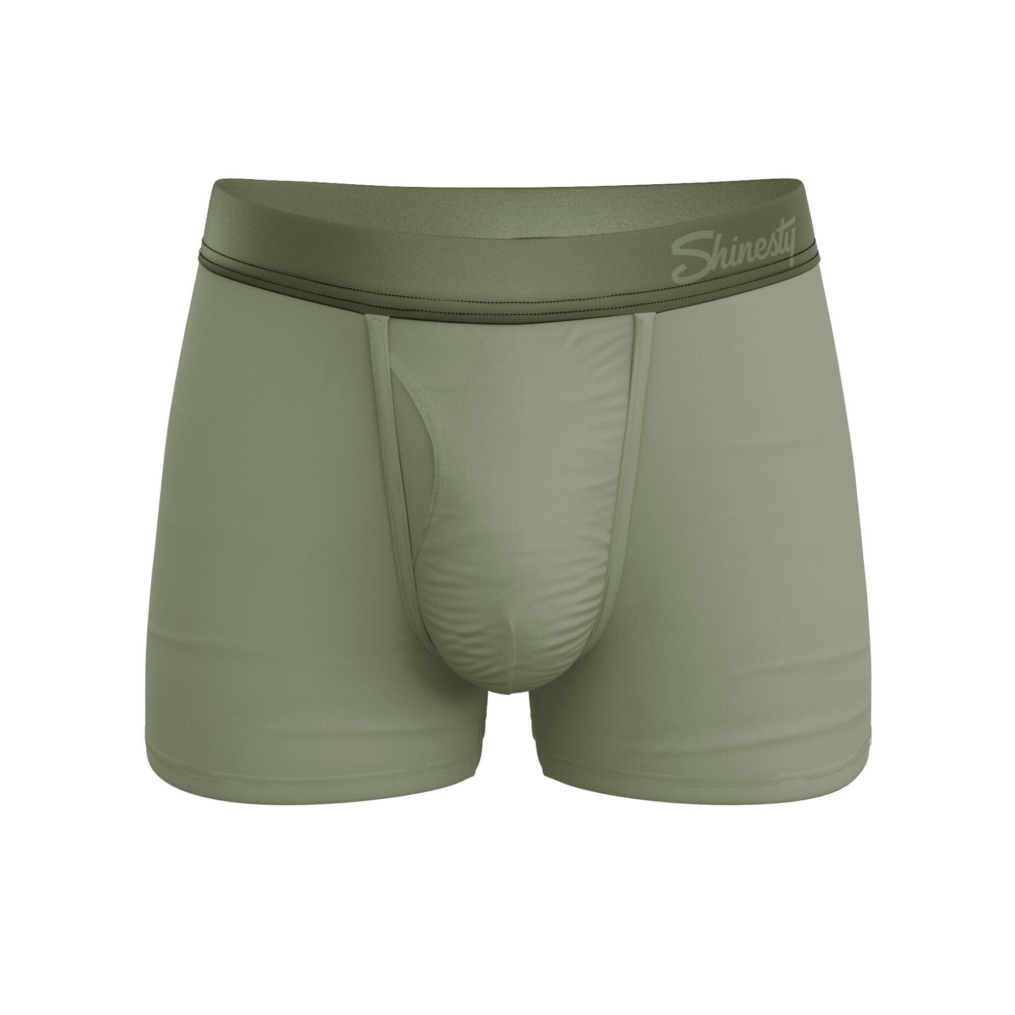 The Manzanilla - Shinesty Olive Green Ball Hammock Pouch Trunks ...