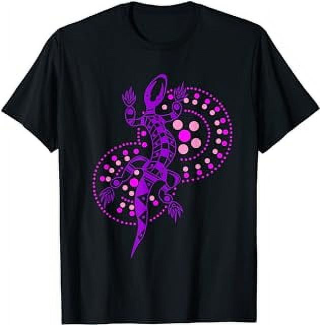 The Maori Gecko T Shirt Traditional Art Symbols Animal - Walmart.com
