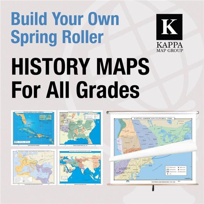 The Map Shop KA-COMBO-CUSTOM-HIST-bb3 3-Map History Series Custom ...