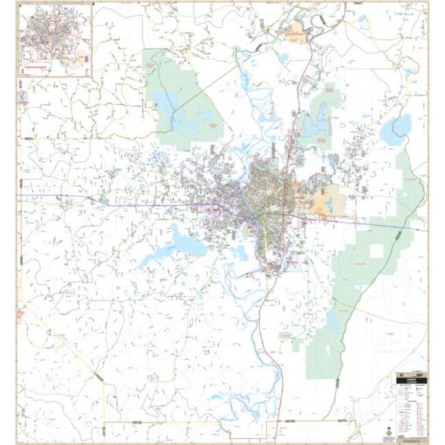 The Map Shop KA-C-LA-MONROE-paper Monroe & Ouachita Parish, Louisiana ...