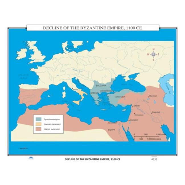 The Map Shop KA-HIST-132-springroller-sr No.132 Decline of the ...