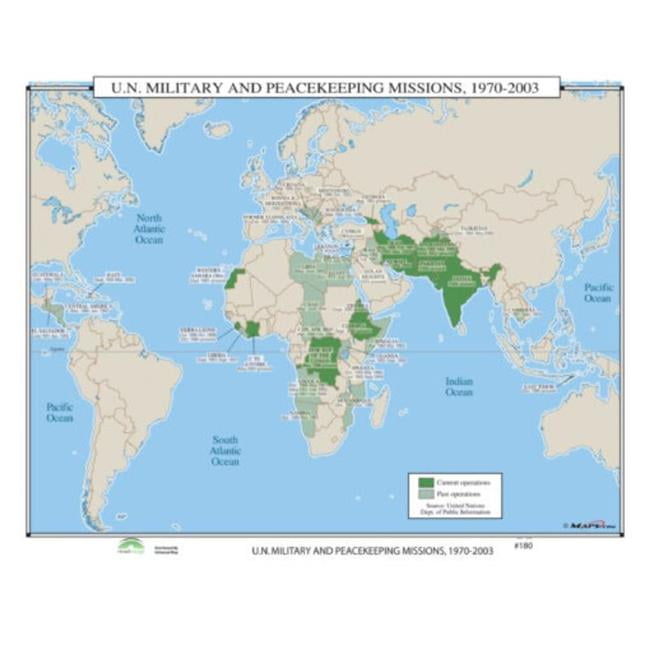 The Map Shop KA-HIST-180-springroller-sr No.180 UN Military ...