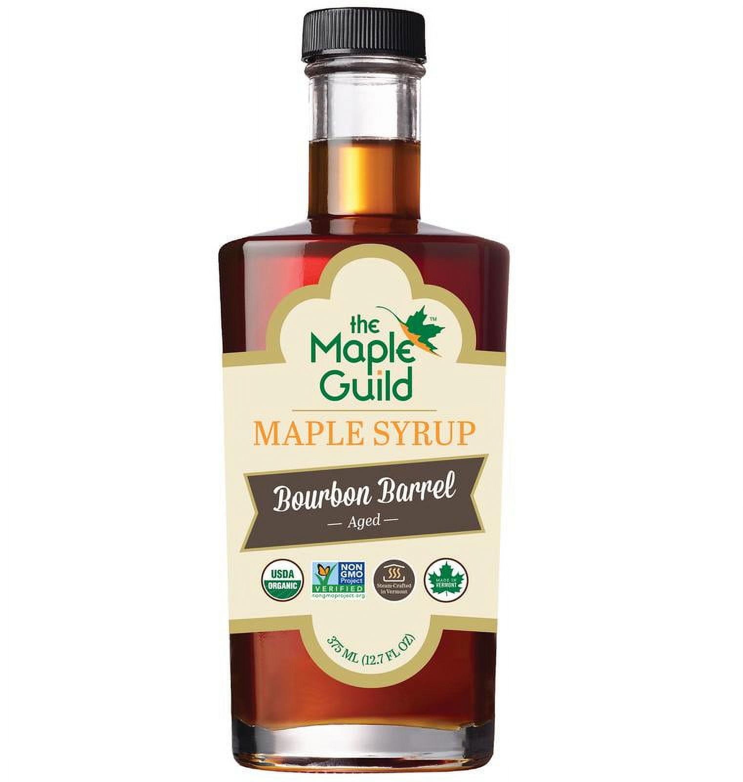 The Maple Guild, Bourbon Infused Organic Maple Syrup, 375 ml - Walmart.com