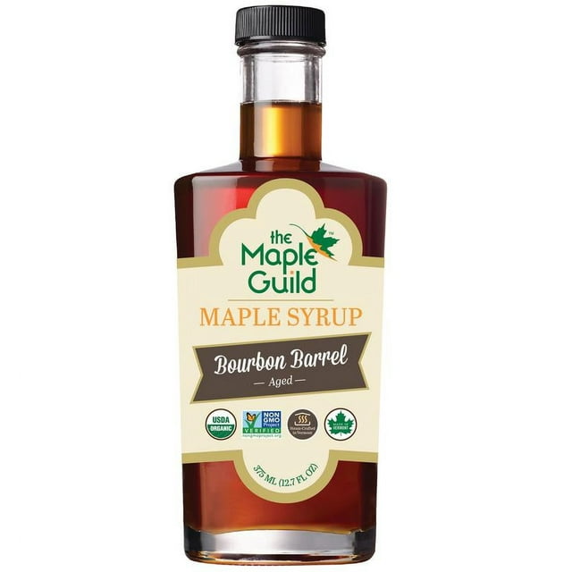 The Maple Guild, Bourbon Infused Organic Maple Syrup, 375 ml - Walmart.com