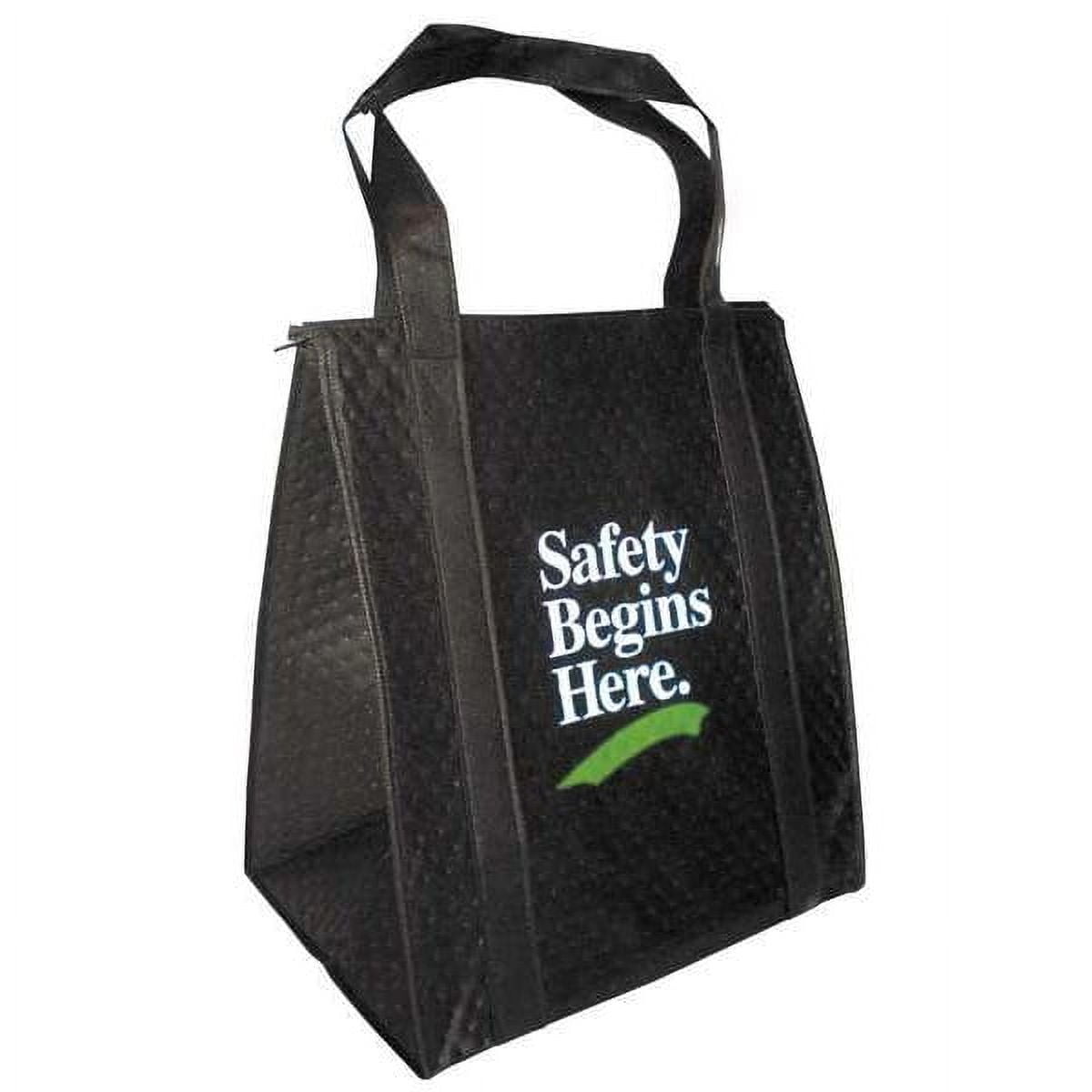 The Marek Group Insulated Tote Bag,Black,13 x 15 in BG1315K - Walmart.com