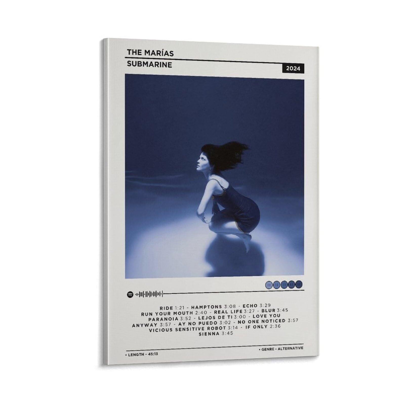 The Marias - Submarine Album Cover Canvas Poster Print Music Posters ...