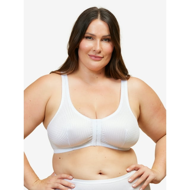 The Marlene - Silky Front-Closure Comfort Bra - Walmart.com