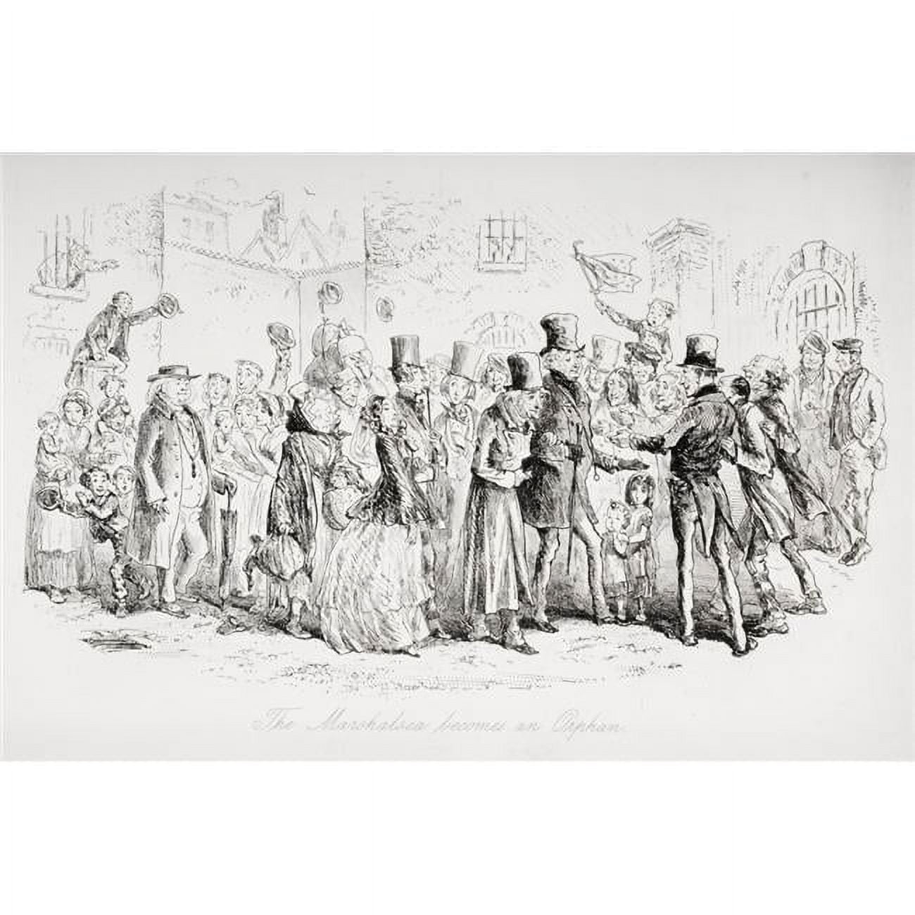 The Marshalsea Becomes An Orphan. Illustration From The Charles Dickens ...