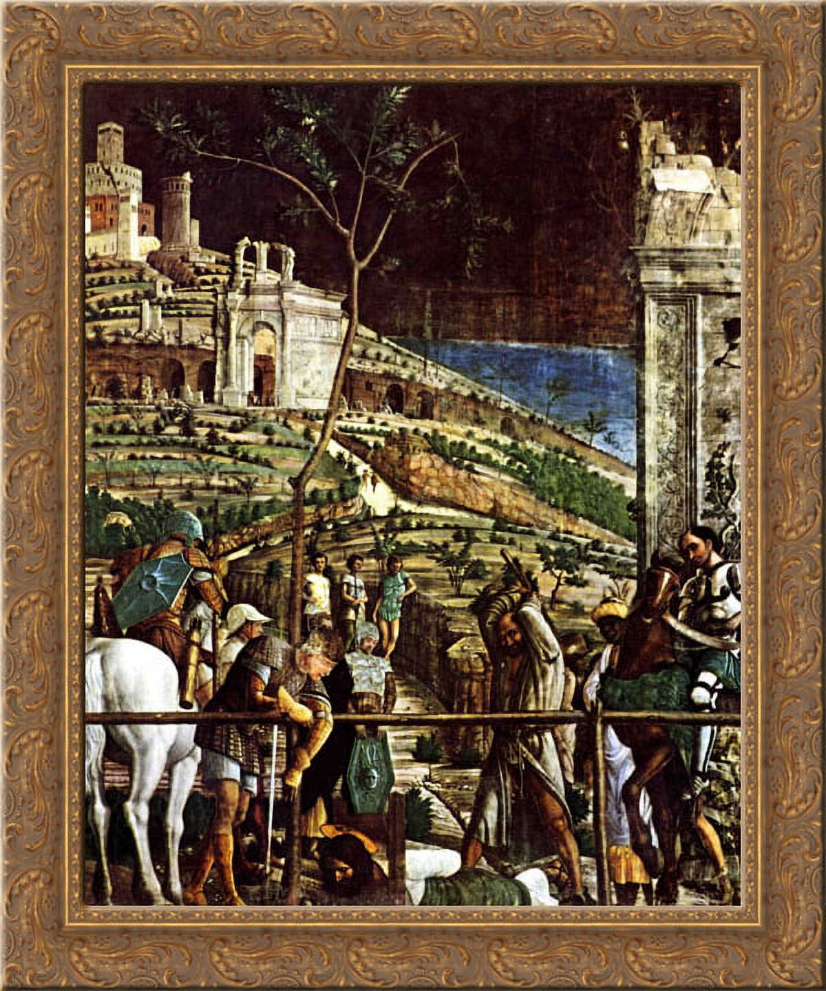 The Martyrdom of St. Jacques 20x24 Gold Ornate Wood Framed Canvas Art ...