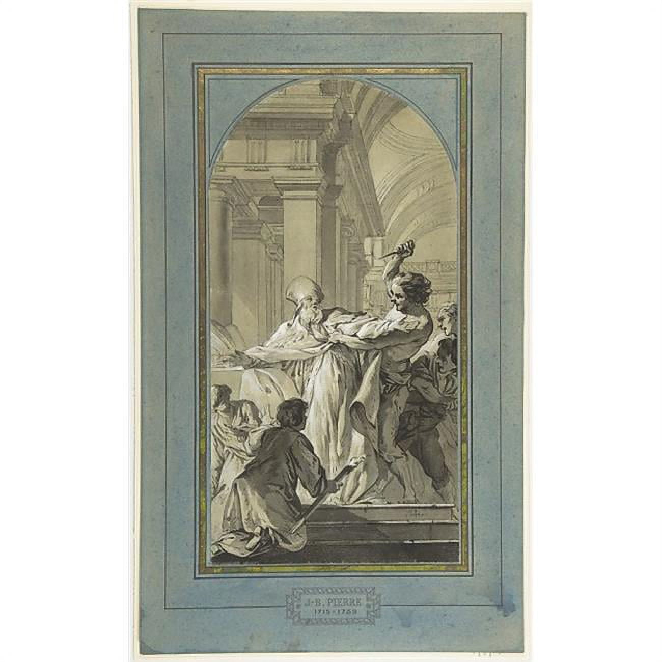 The Martyrdom of St. Thomas Becket Archbishop of Canterbury Poster ...