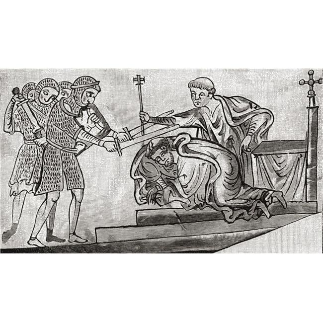 The Martyrdom of St. Thomas of Canterbury. Thomas Becket - 1118 to 1170 ...