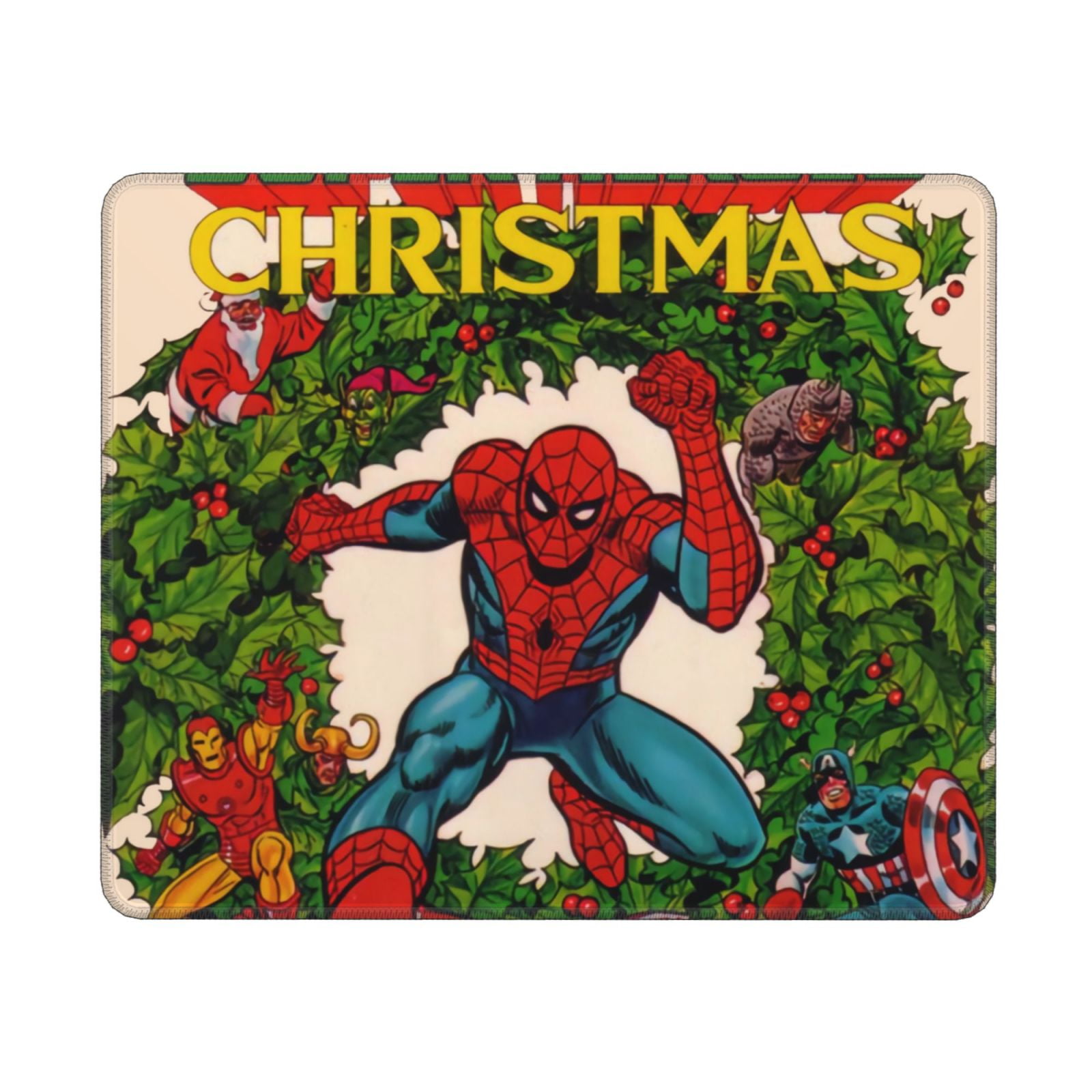 The Marvel-Super Heroes Christmas Mouse Pad,Kawaii Anime Cat Mouse Pads ...