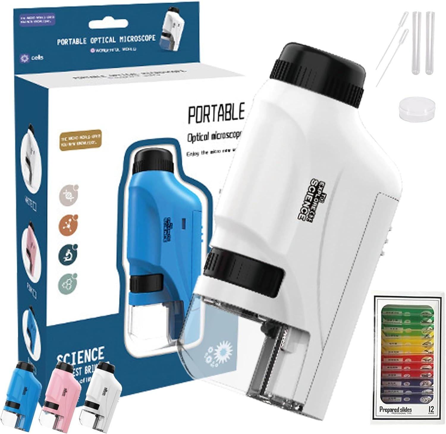 The Marvin Scope, Little Marvin Microscope, Mini Microscope for Kids ...