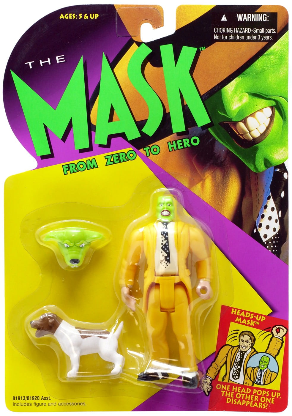 The Mask Heads-Up Mask Action Figure - Walmart.com