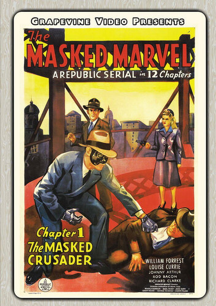 The Masked Marvel (DVD), Grapevine Mod, Action & Adventure - Walmart.com