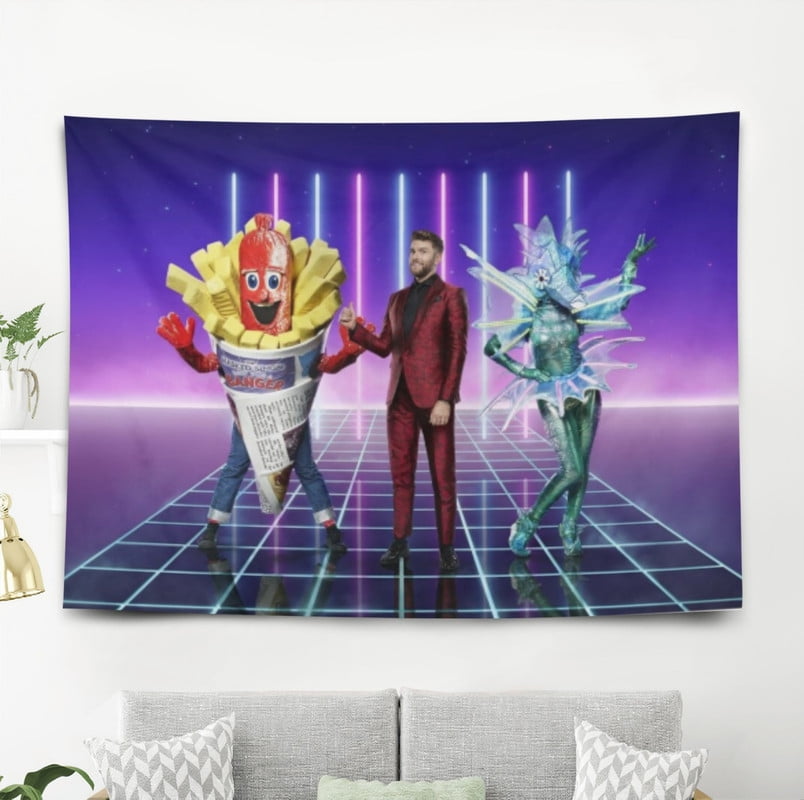 The Masked Singer Itv Tapestry Gift Wall Hanging Backdrop for Room ...