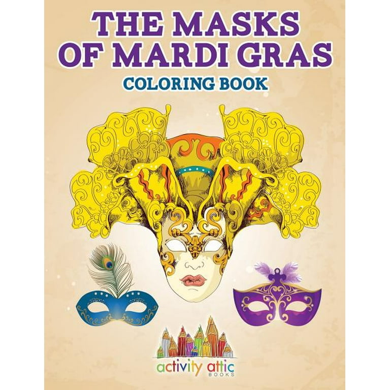 mask coloring book