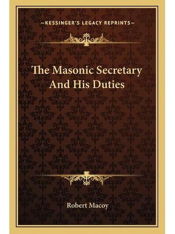 The Masonic Secretary And His Duties - Walmart.com