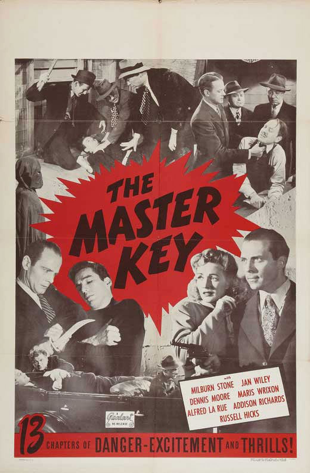 The Master Key - movie POSTER (Style C) (11" x 17") (1945) - Walmart.com