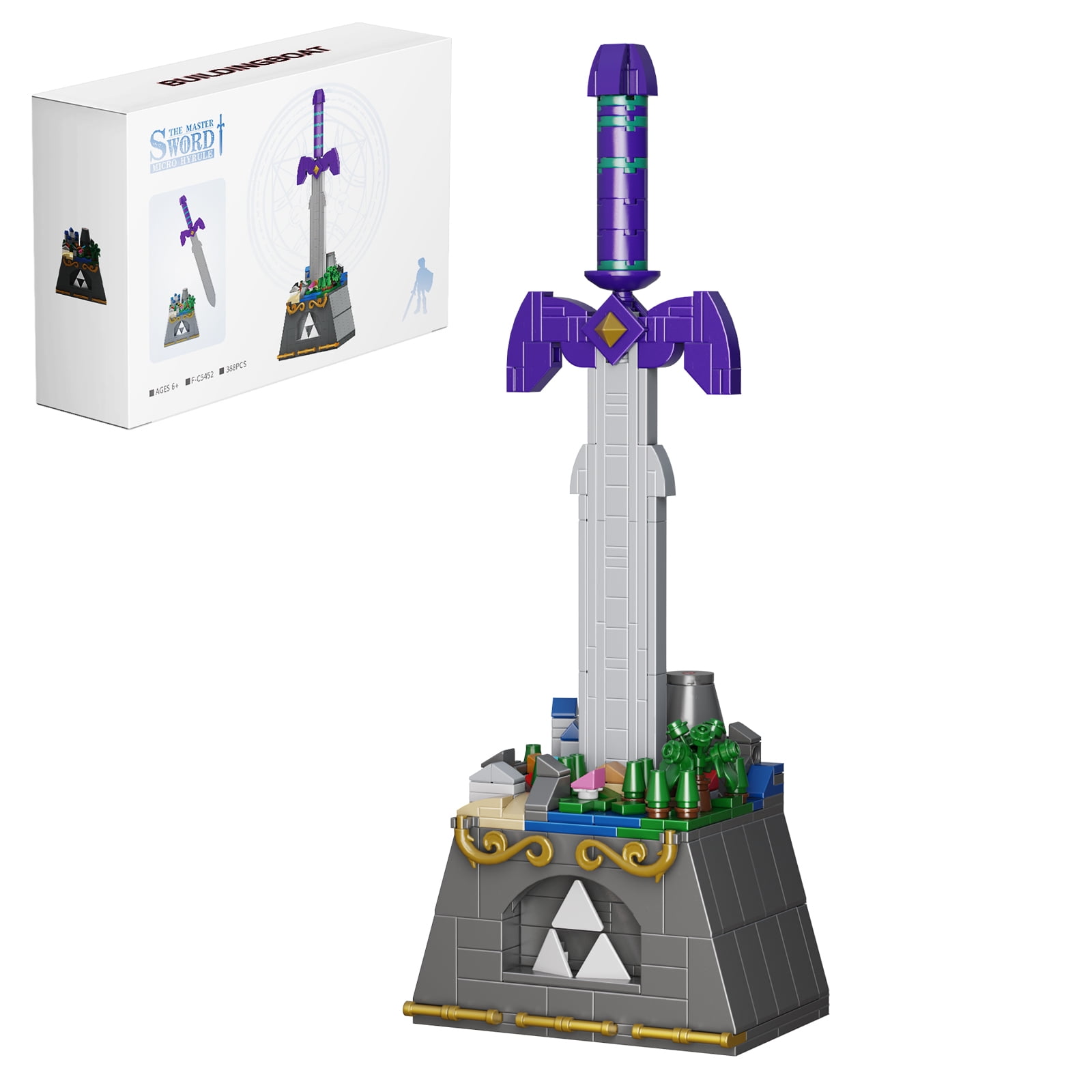 The Master Sword Building Kit, Hyrule Building Blocks Set Unique BOTW ...