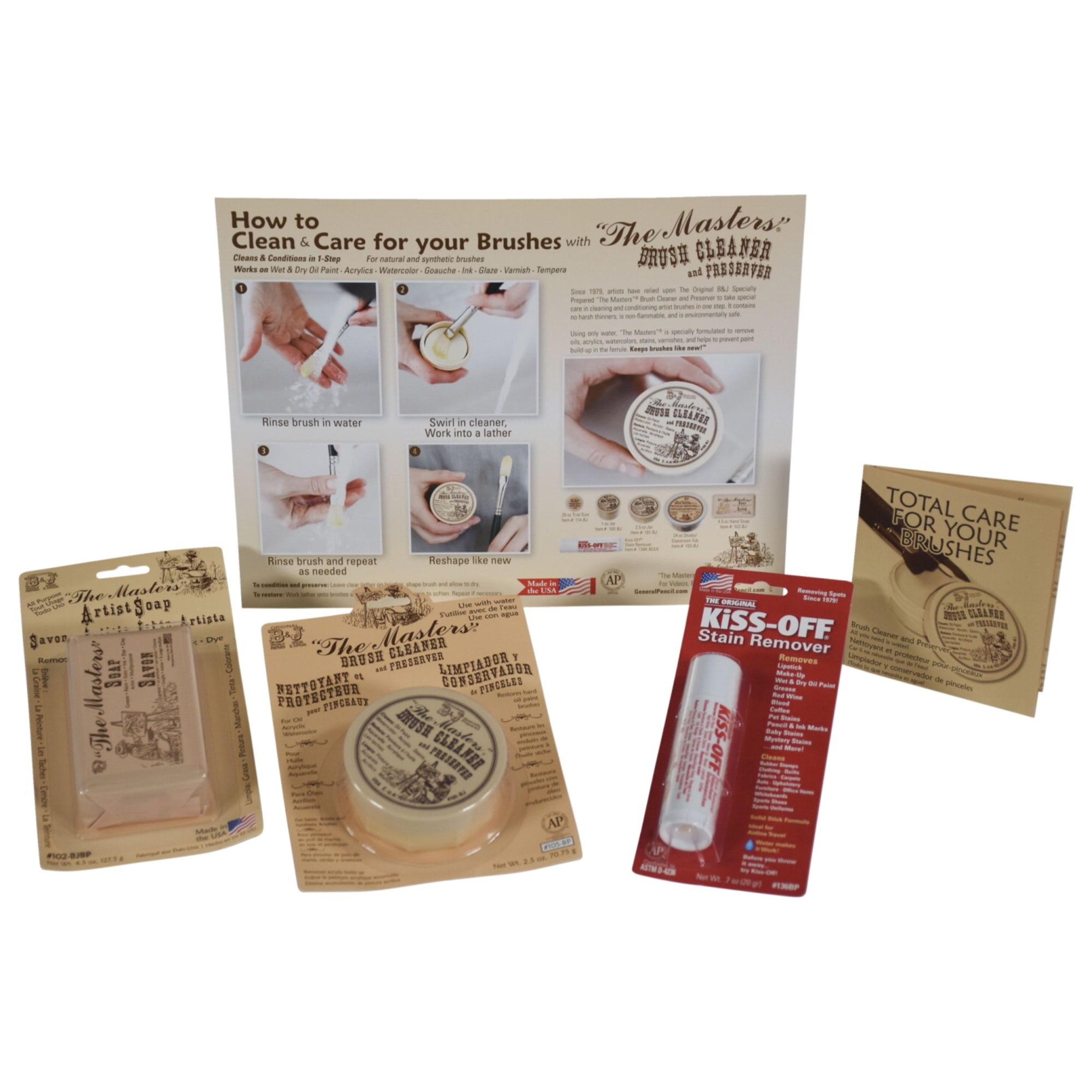 The Masters 2021249 Paint Cleaner Studio Starter - Set of 3 - Walmart.com