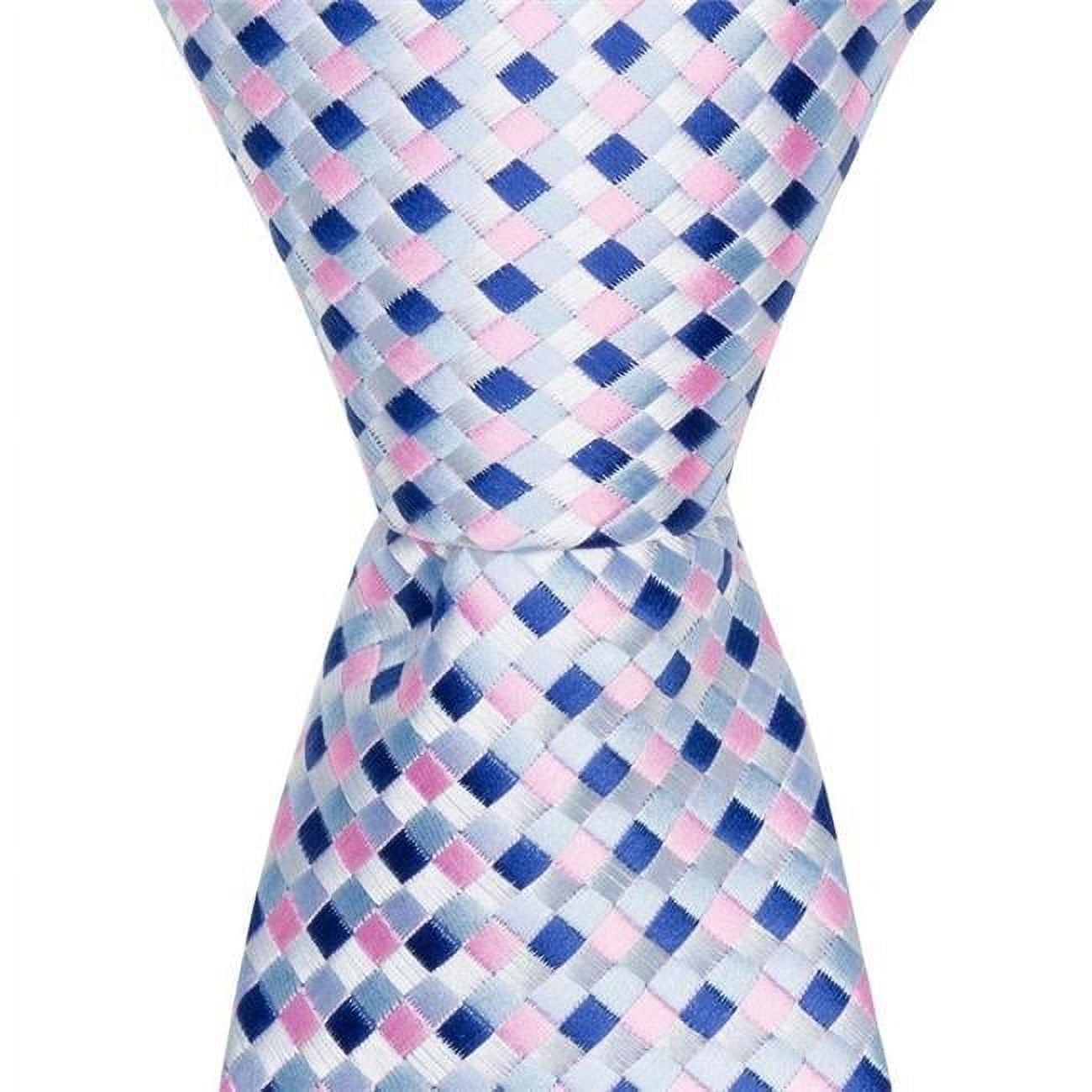 The Matching Tie Guy 6497 B8 - Blue/Pink Gingham - Standard Width - 8 ...