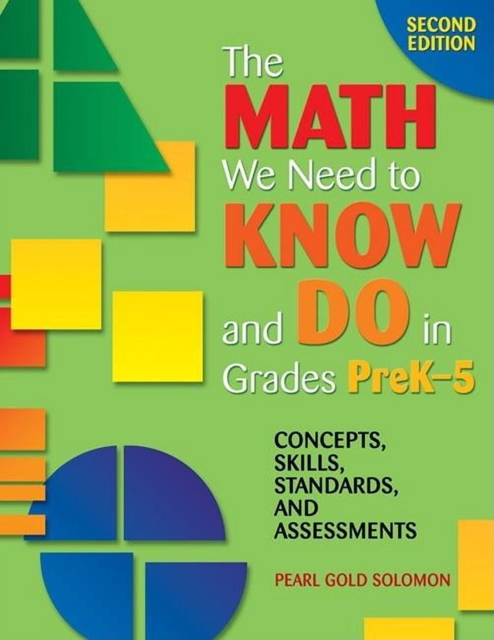 The Math We Need to Know and Do in Grades Prek-5 (Paperback) - Walmart ...