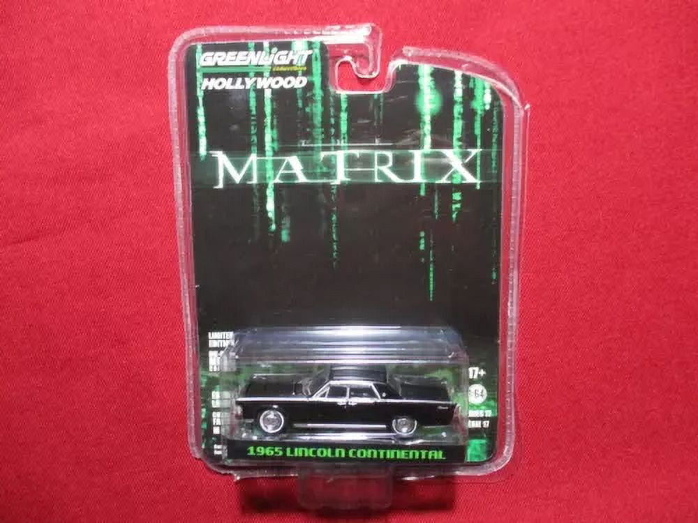 The Matrix 1965 Lincoln Continental Movie Car Greenlight 1/64 Neo ...