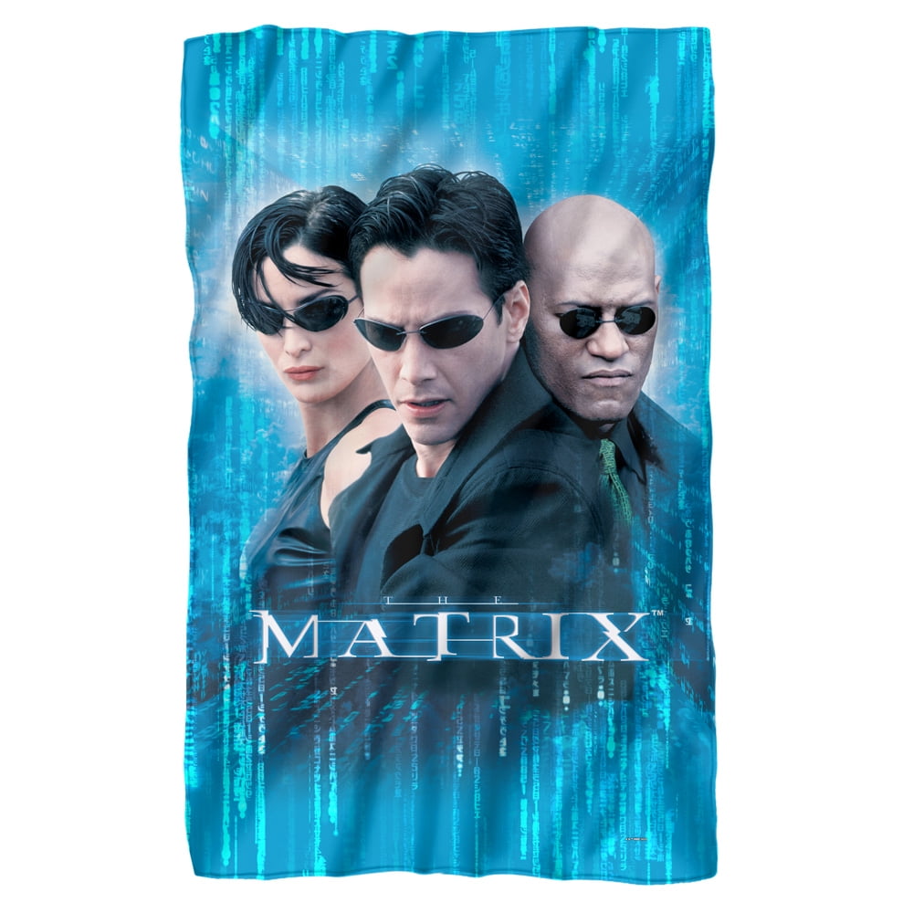 The Matrix Blanket, 36"x58" Code Poster Fleece Blanket - Walmart.com