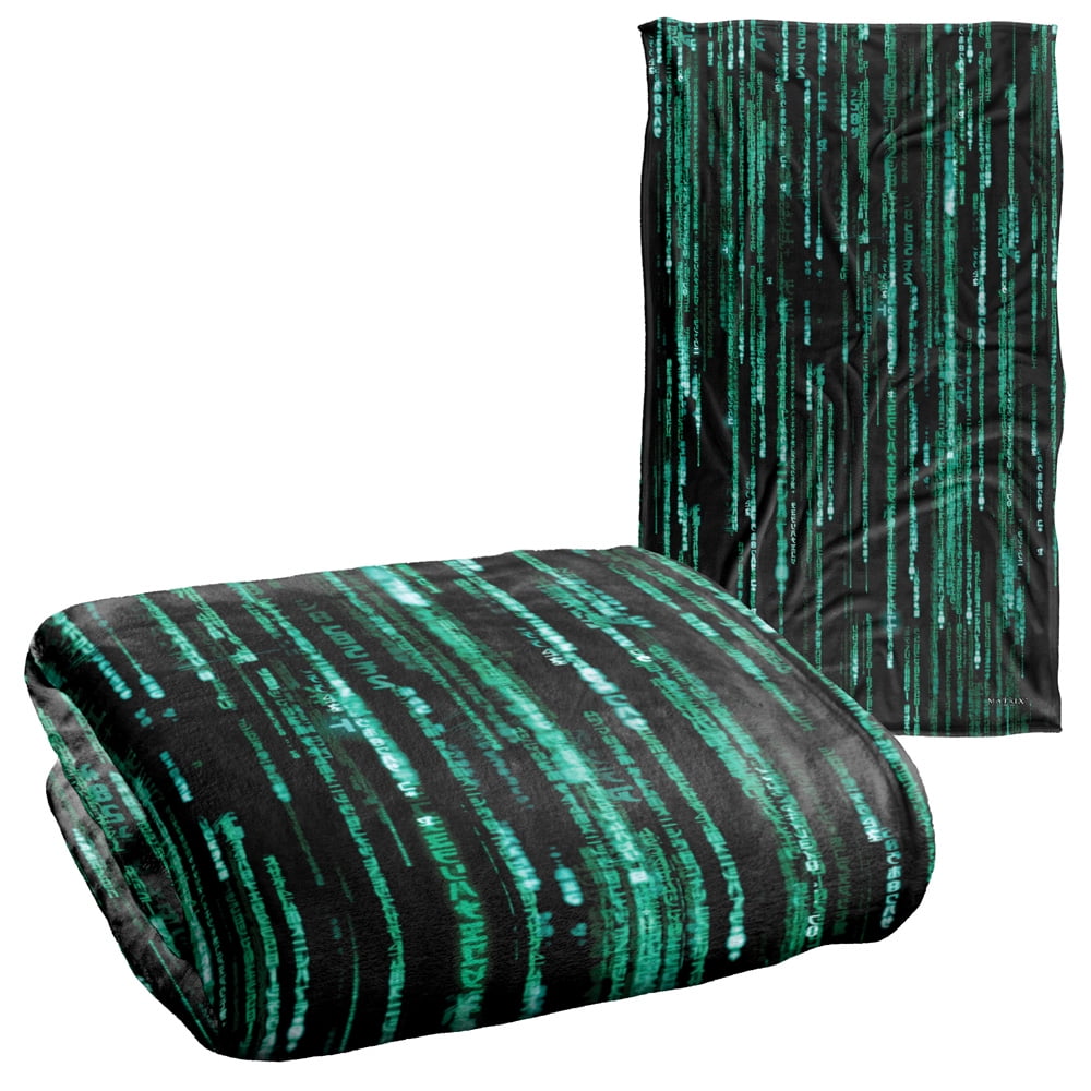 The Matrix Blanket, 36"x58" Matrix Code Silky Touch Super Soft Throw ...