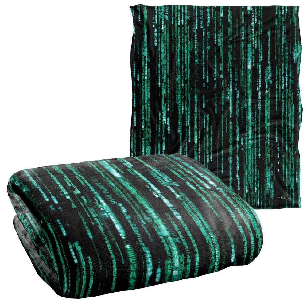 The Matrix Blanket, 50"x60" Matrix Code Silky Touch Super Soft Throw ...