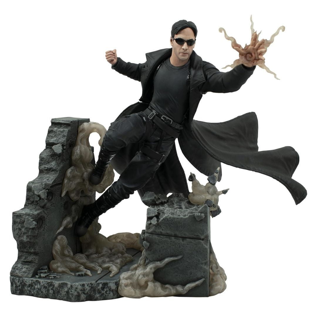 Diamond Select Toys The Matrix Gallery Diorama Neo Deluxe 10-Inch PVC ...
