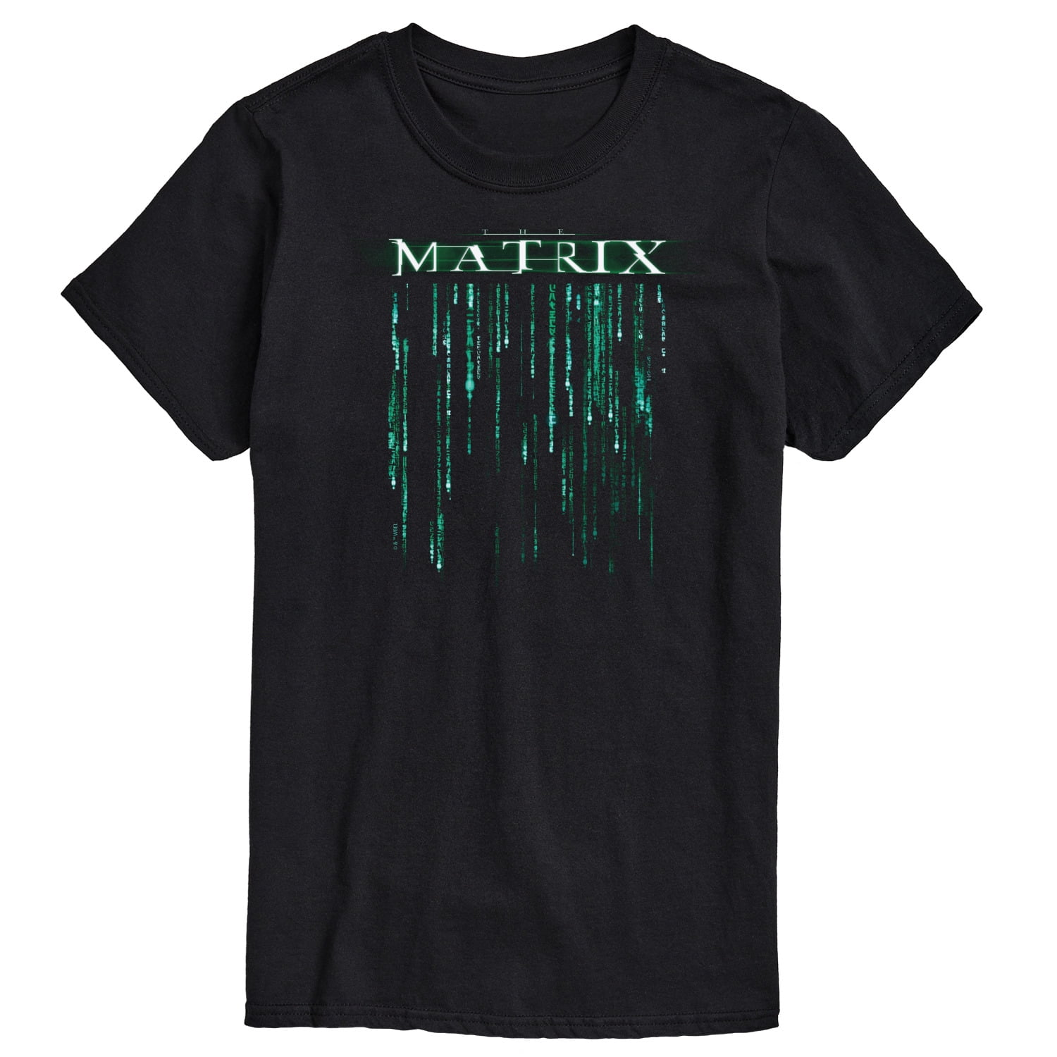 The Matrix - Logo Falling Code - Men's Short Sleeve Graphic T-Shirt ...