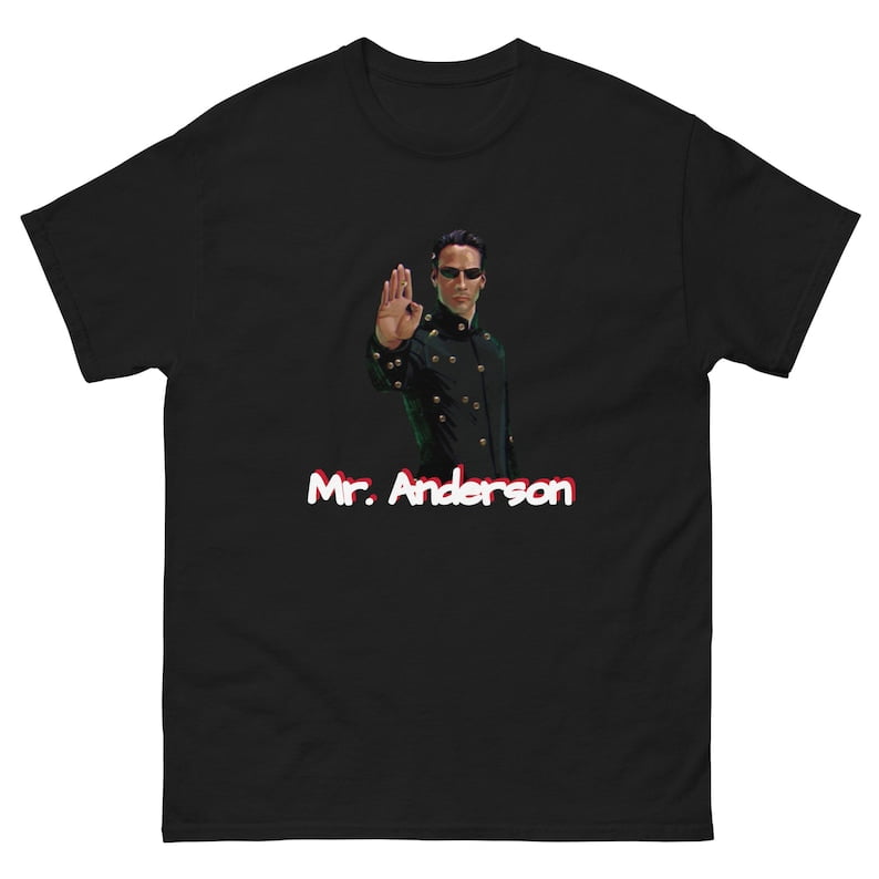 The Matrix Mr Anderson Men's classic TS - Walmart.com