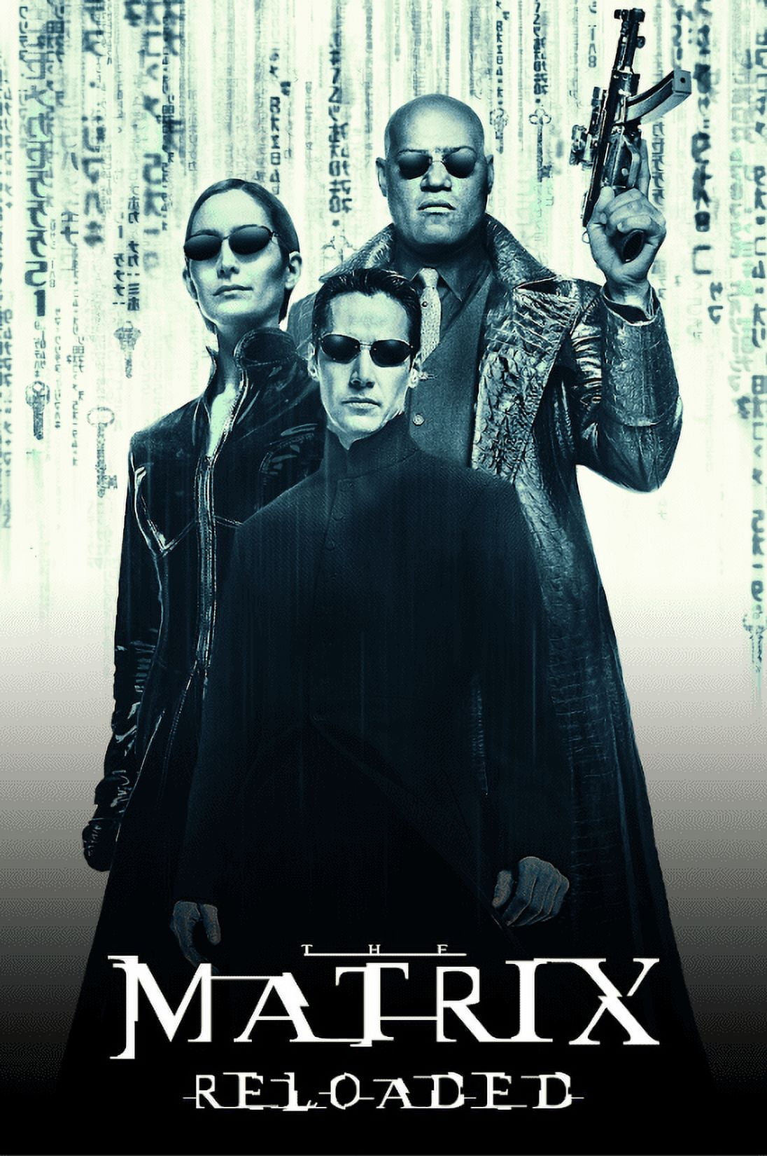 The Matrix Reloaded 2003 Movie Poster 24x36 Keanu Reeves Sci-Fi Action ...