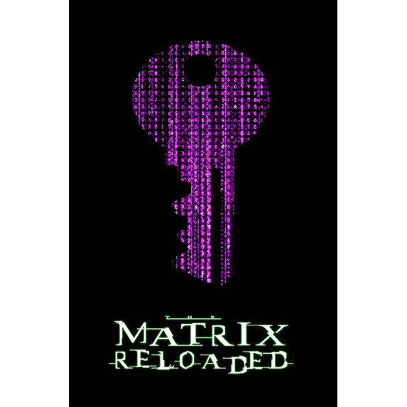 The Matrix Reloaded 2003 Poster 24x36 - Keanu Reeves Sci-Fi Action Neo ...