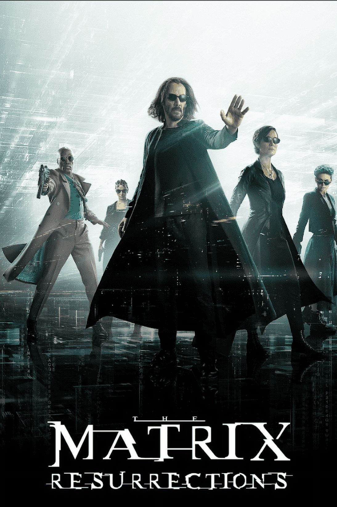 The Matrix Resurrections 2021 Movie Poster 24x36 Keanu Reeves Sci-Fi Action Film - Walmart.com