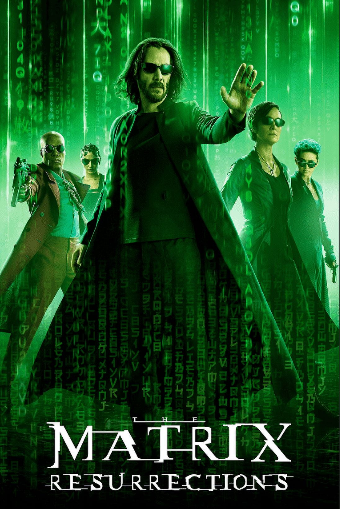 The Matrix Resurrections 2021 Movie Poster 24x36 Keanu Reeves Sci-Fi Action - Walmart.com