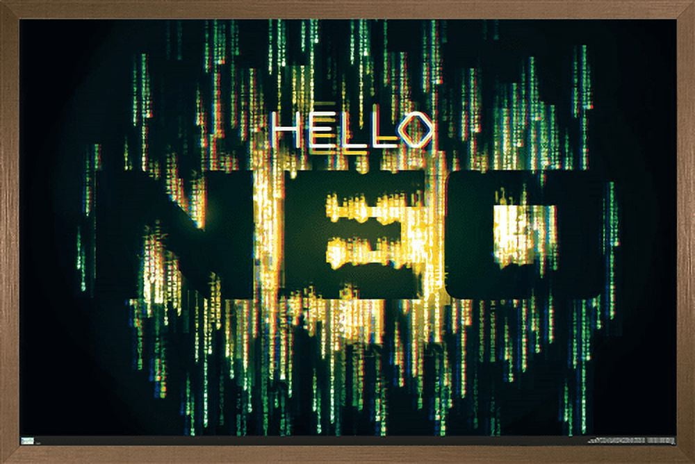 The Matrix: Resurrections - Hello Neo Wall Poster, 14.725" x 22.375 ...