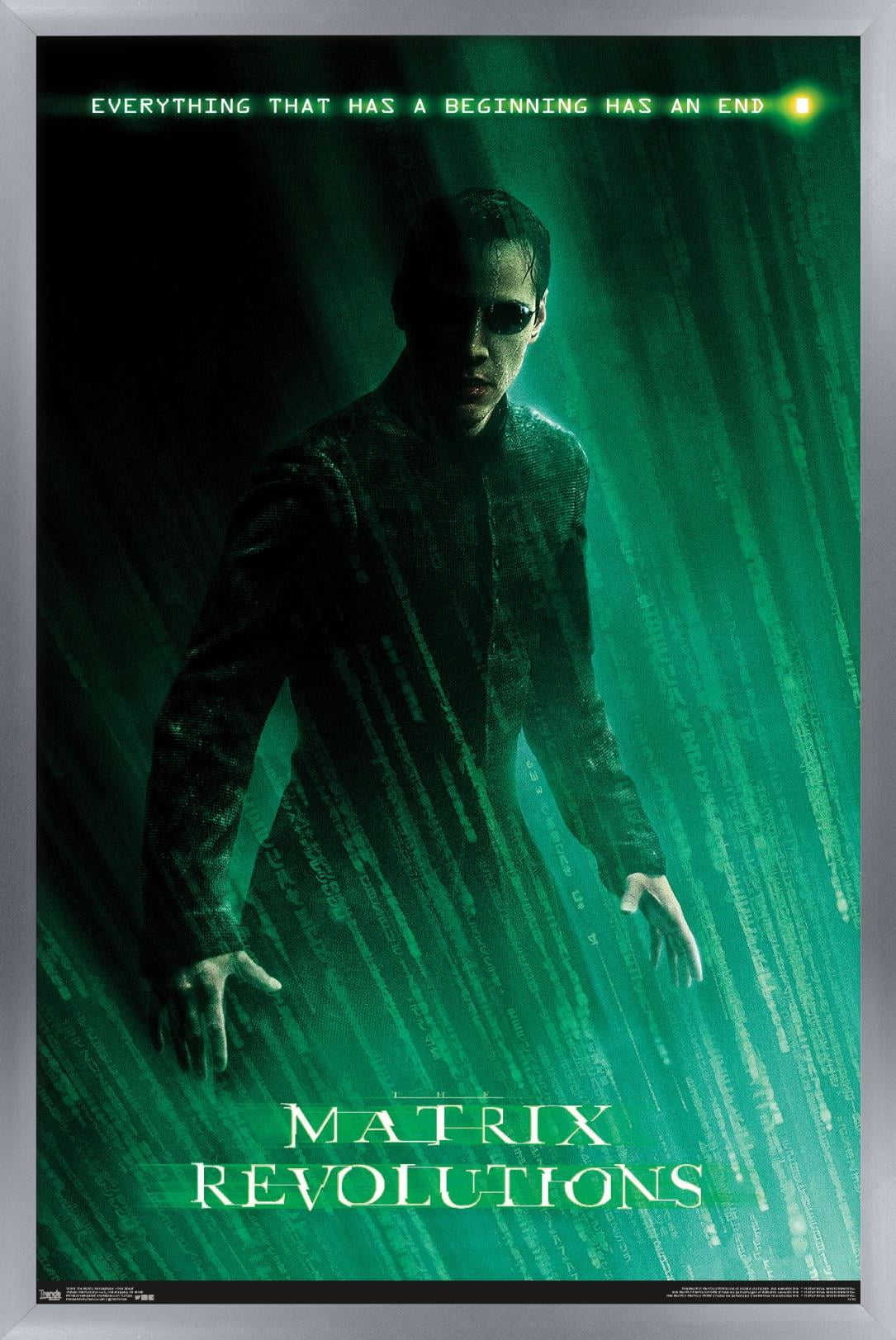 The Matrix Revolutions - One Sheet Wall Poster, 22.375" x 34", Framed ...